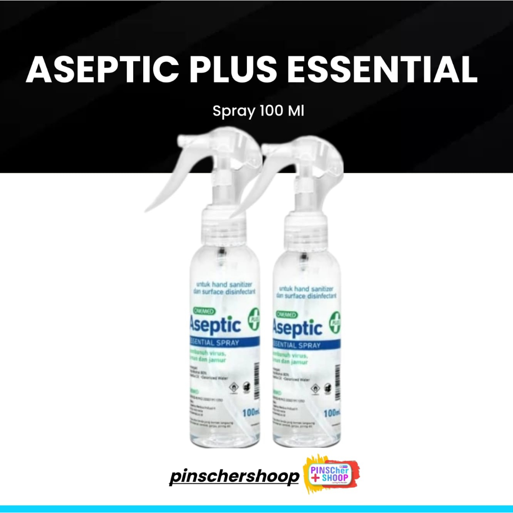 Jual ASEPTIC PLUS ASEPTIK ESSENTIAL 100 ML SPRAY HANDSANITISER CAIR ...