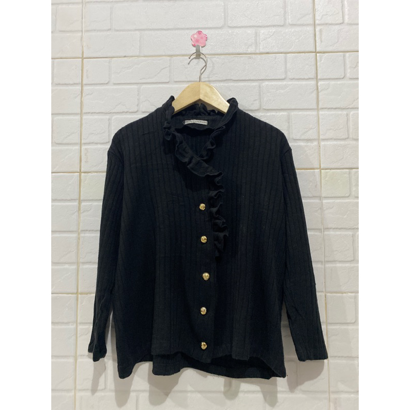 Jual ATASAN RAJUT HITAM | Shopee Indonesia