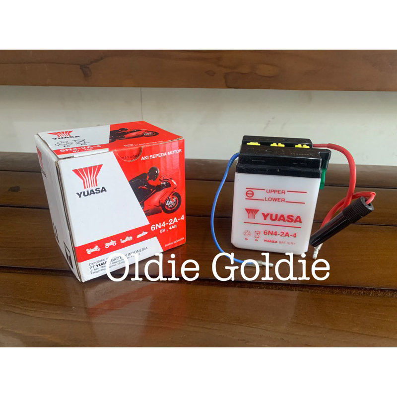 Jual Accu Aki Honda Win C70 6V ORI 6N4-2A4 HANYA P. JAWA | Shopee Indonesia