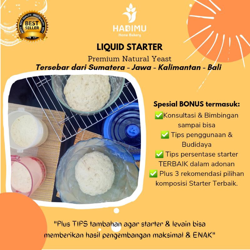 Jual Ragi Alami / wild yeast /starter sourdough / Sehat untuk ...