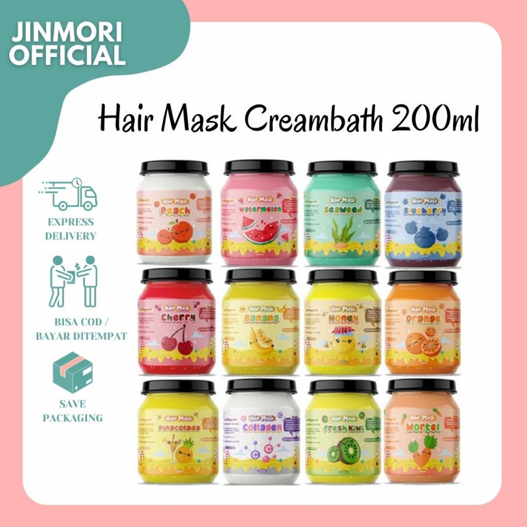Jual JM - Masker Rambut Ala Salon 200ml / Hair Mask Premium / Hair Mask ...