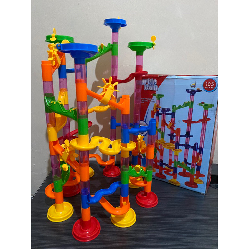 Jual marble run 105 piece set ( baca deskripsi) | Shopee Indonesia