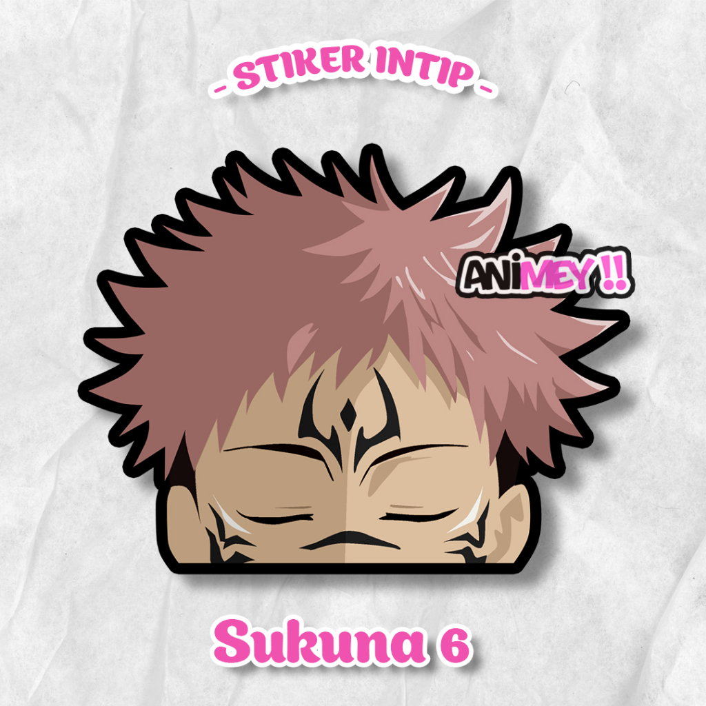 Jual Stiker Intip Sukuna / Sticker Anime Waterproof | Shopee Indonesia