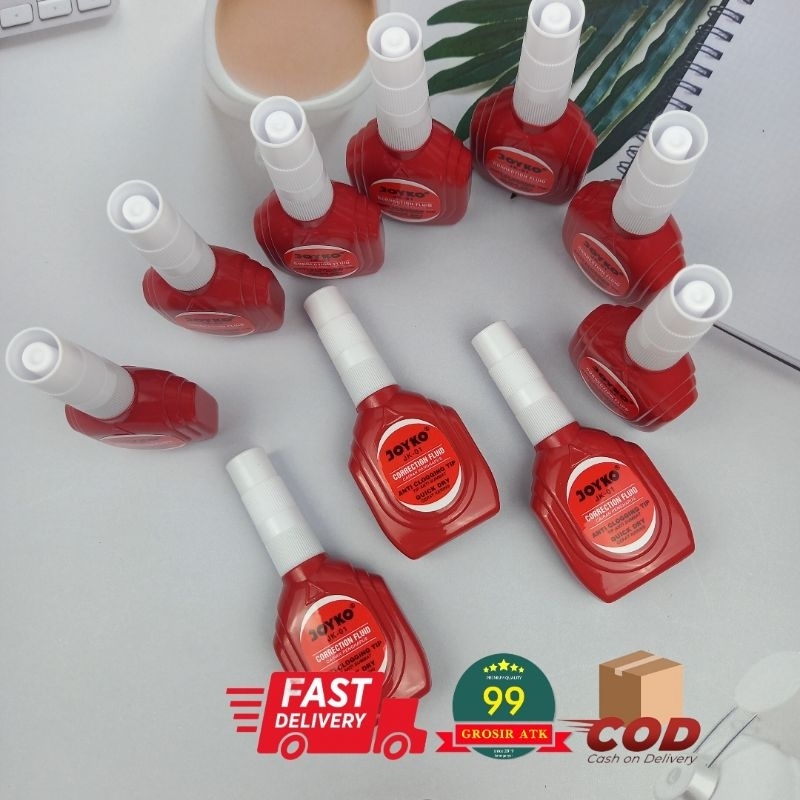 Jual 12 Pcs Tipe Ex CAIR joyko JK-01/Correction Pen/Tipe X Cair JOYKO ...