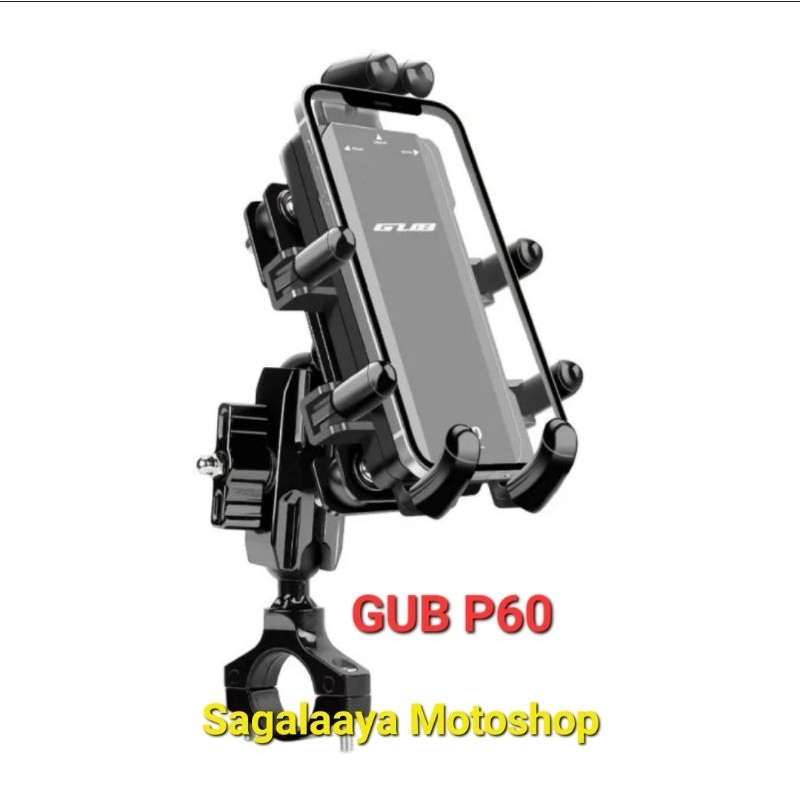 Jual Holder HP GUB P60 Phone Holder P 60 original product alumunium CNC ...
