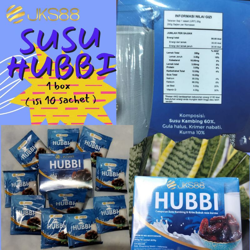 Jual HUBBI MILK CAMPURAN SUSU KAMBING RASA KURMA | Shopee Indonesia