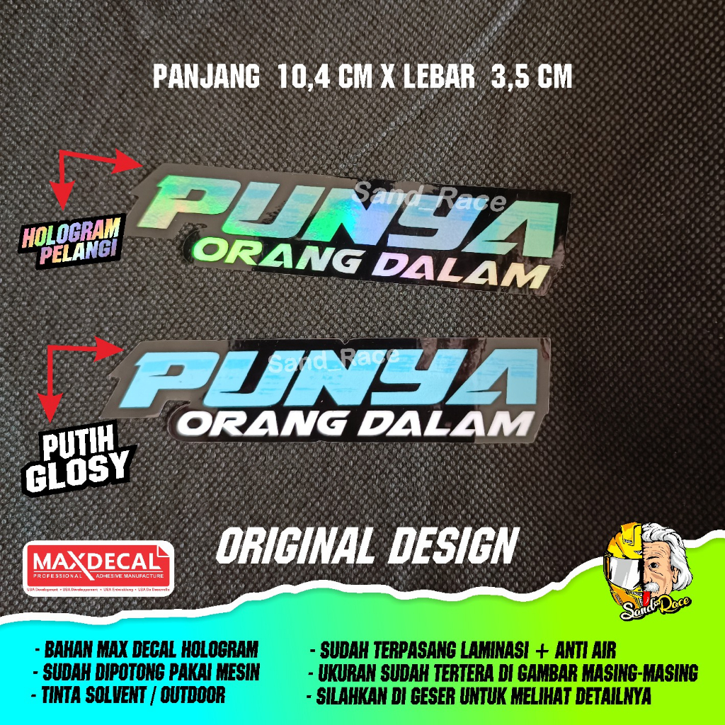 Jual stiker dekengane pusat sticker punya orang dalam / bolone wong ... Jual stiker dekengane pusat sticker punya orang dalam / bolone wong ...