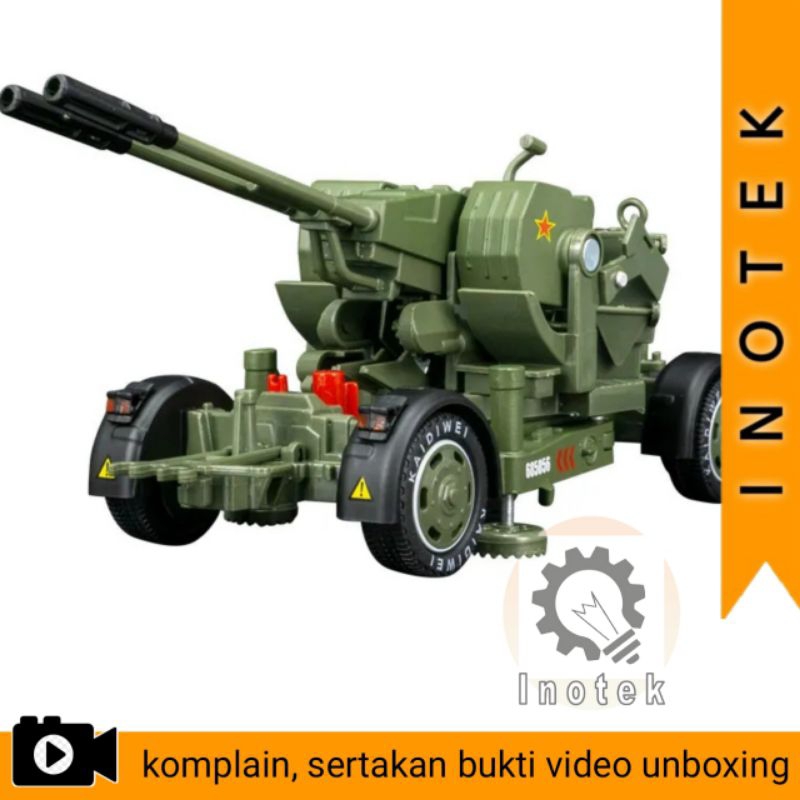 Jual Die-cast Meriam Anti Aircraft Weapon Senjata Anti Pesawat Laras ...