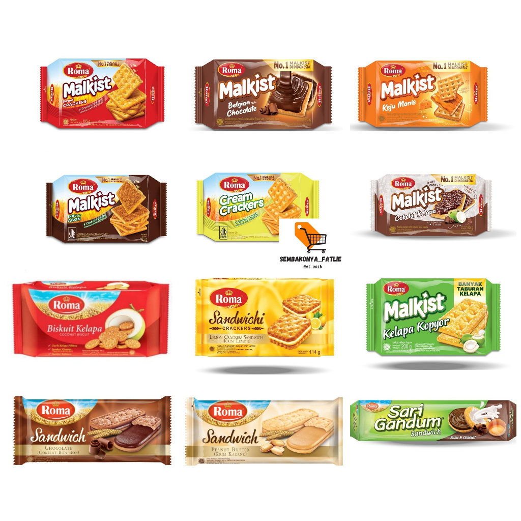 Jual BISKUIT ROMA SEMUA VARIANT | Shopee Indonesia
