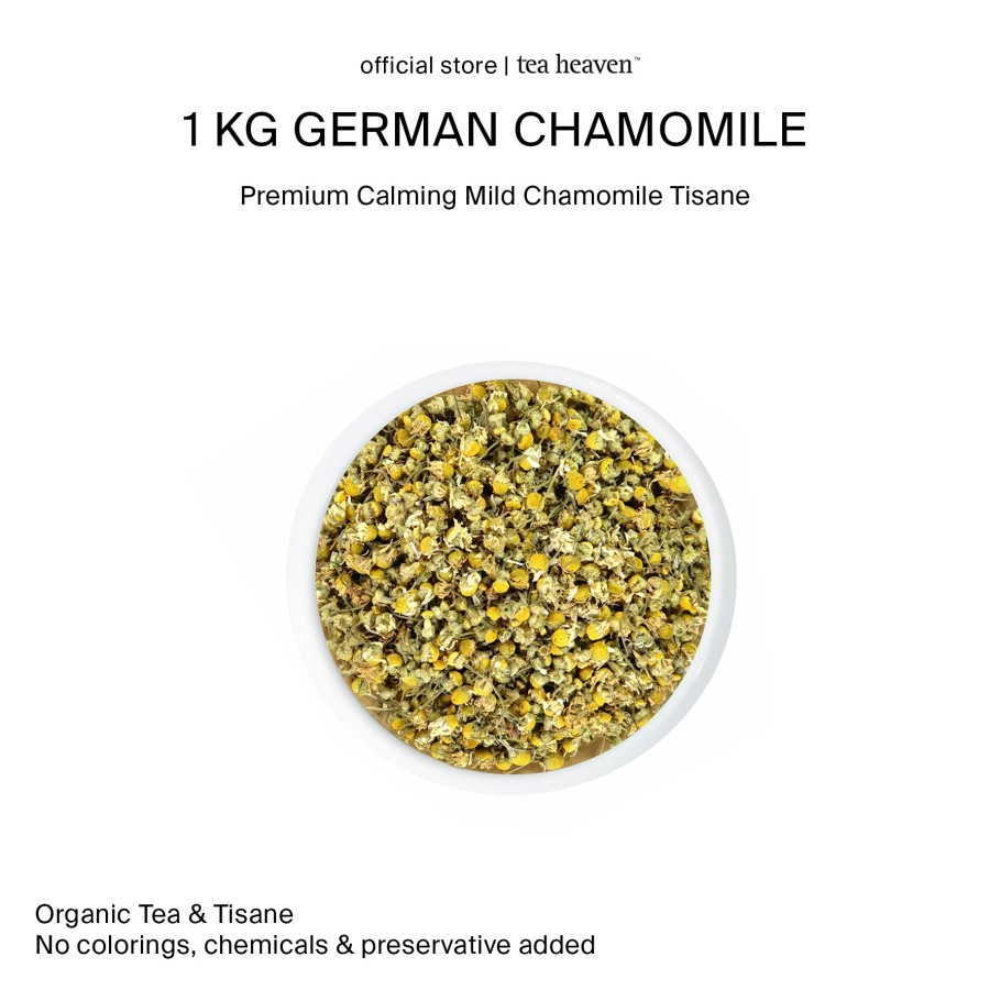 Jual Tea Heaven Pure Chamomile Teh Bunga Kamomil Bulk | Shopee Indonesia