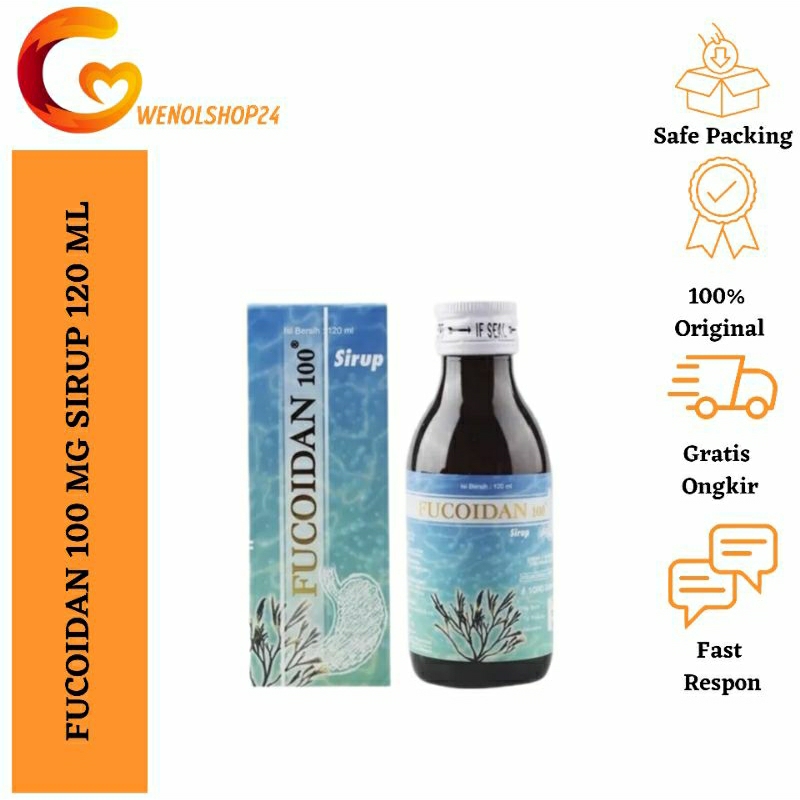 Jual Fucoidan Sirup 120 ml Soho / Fucoidan 100 mg Sirup 120 ml Soho ...