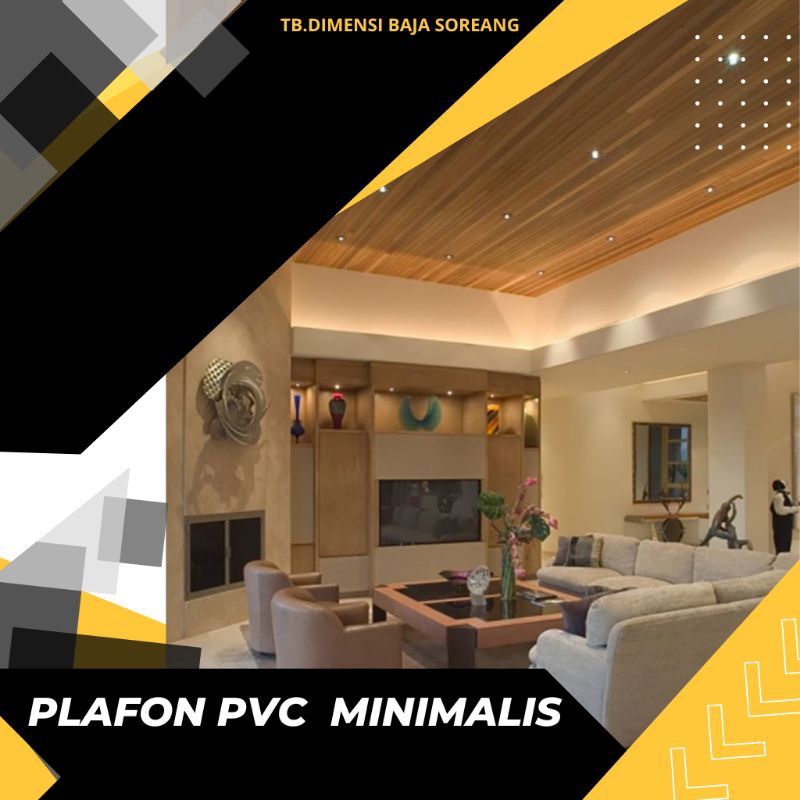 Jual Atap Plafon PVC Minimalis Atap Rumah PVC | Shopee Indonesia