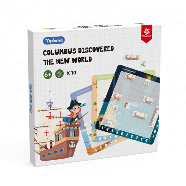 Jual Pinwheel Columbus Discovered The New World Magnetic Logic Game ...