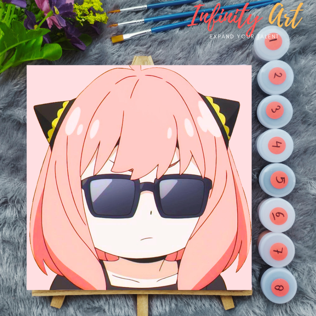 Jual Paint by Number [ Spy x Family ] Anya Forger Paint By Number Anime ...