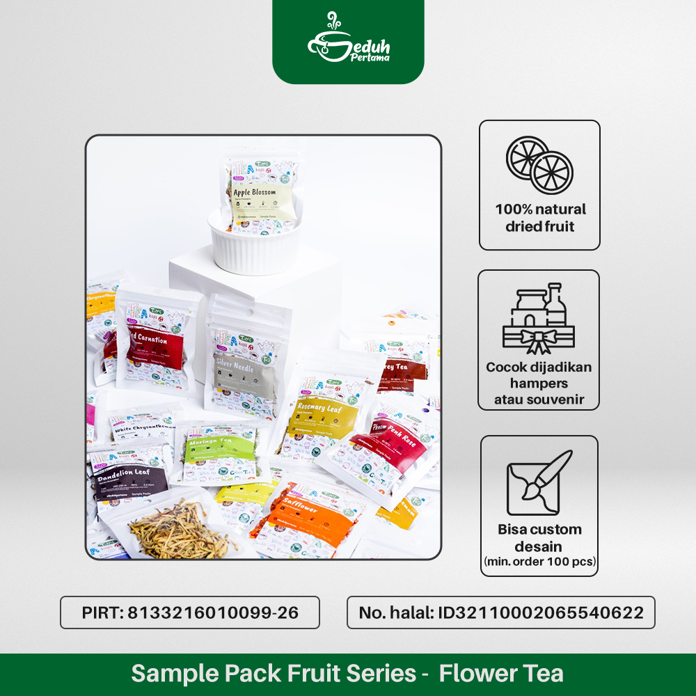 Jual Seduh Pertama Fruit Series - Sample Pack Flower Tea & Tisane | Shopee Indonesia