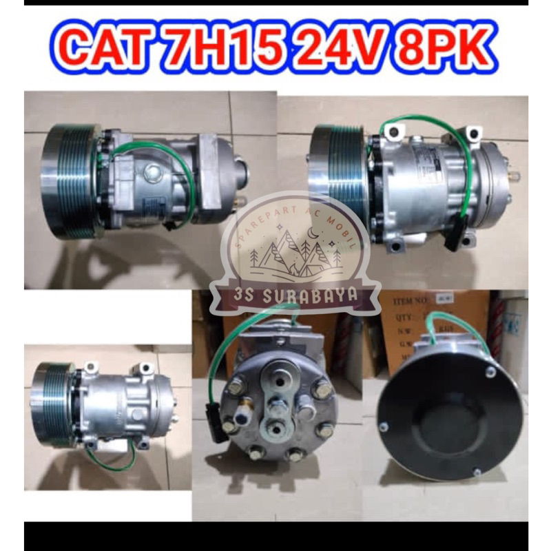 Jual Kompresor Cat Caterpillar 8Pk 24 Volt Ac Excavator Ac Mobil ...