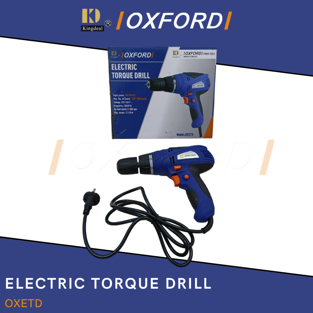 Jual Mesin Bor Listrik Torque Drill King Oxford OXETD | Shopee Indonesia