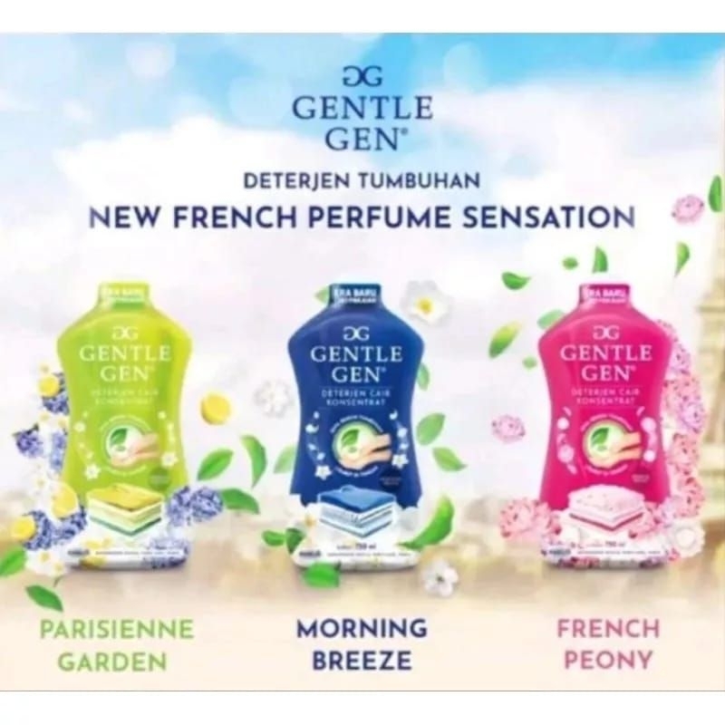 Jual GENTLE GEN DETERJEN CAIR 700 ML BOTOL | Shopee Indonesia