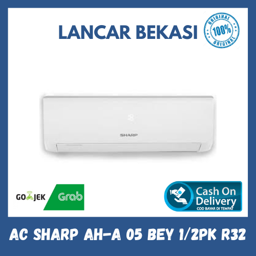 Jual AC SHARP AH-A 05 BEY 1/2Pk R32 + PASANG (Include Pipa AC & Breket) - GARANSI RESMI | Shopee ...