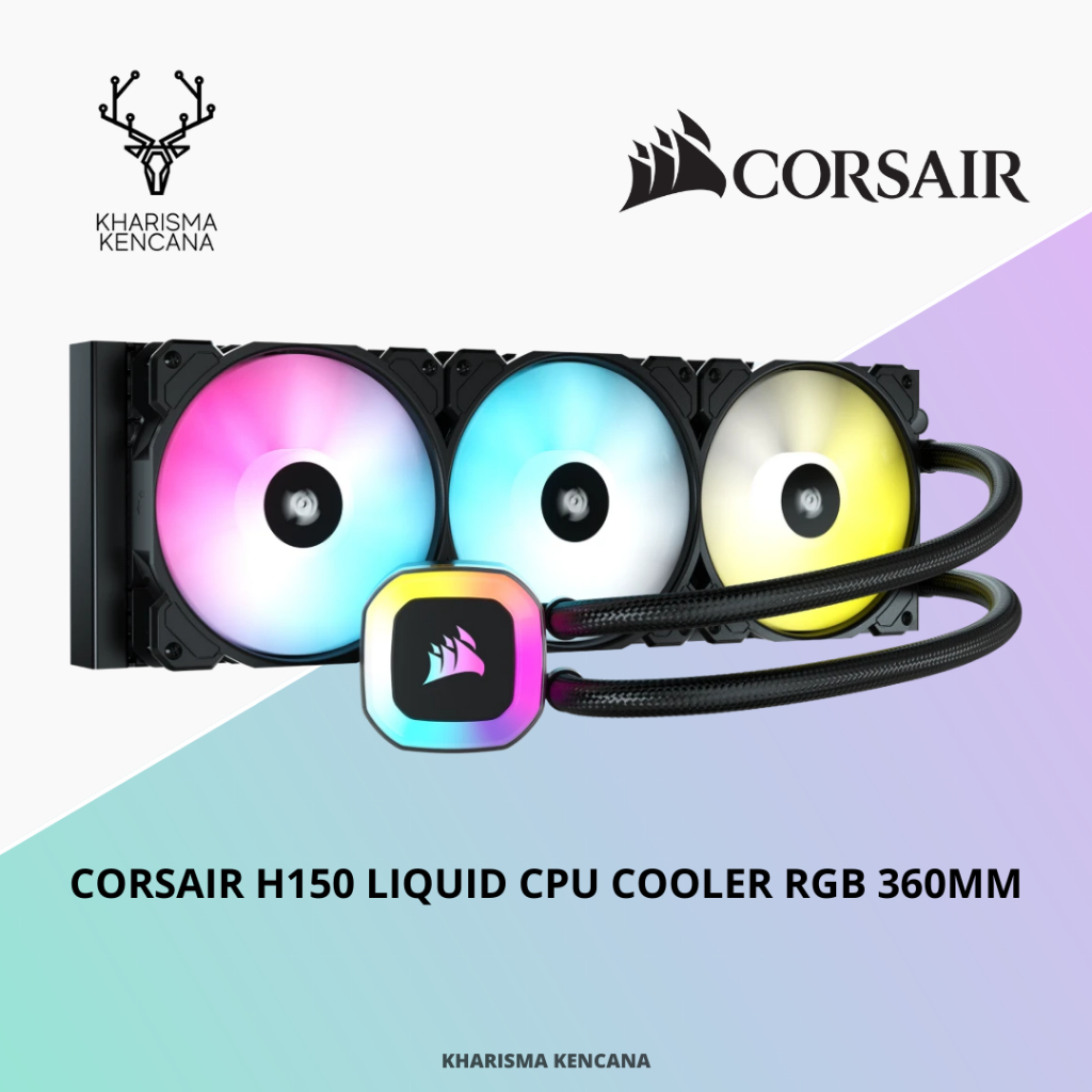 Jual CORSAIR H150 LIQUID CPU COOLER RGB 360MM | Shopee Indonesia
