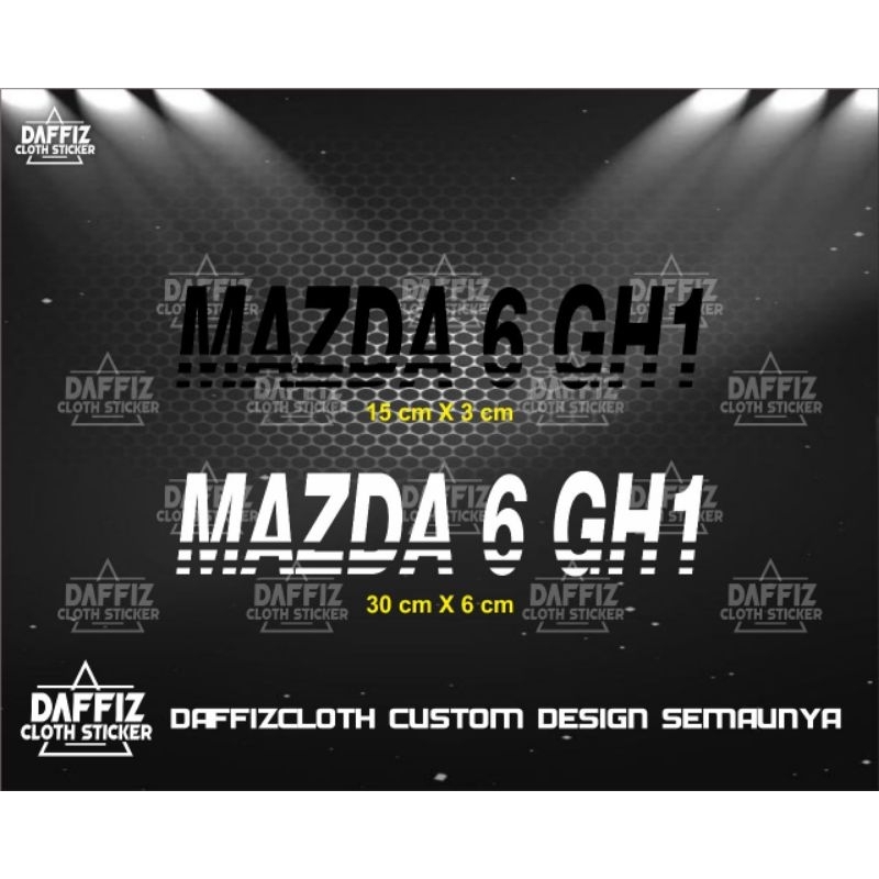 Jual STICKER MAZDA 6 GH1 | Shopee Indonesia