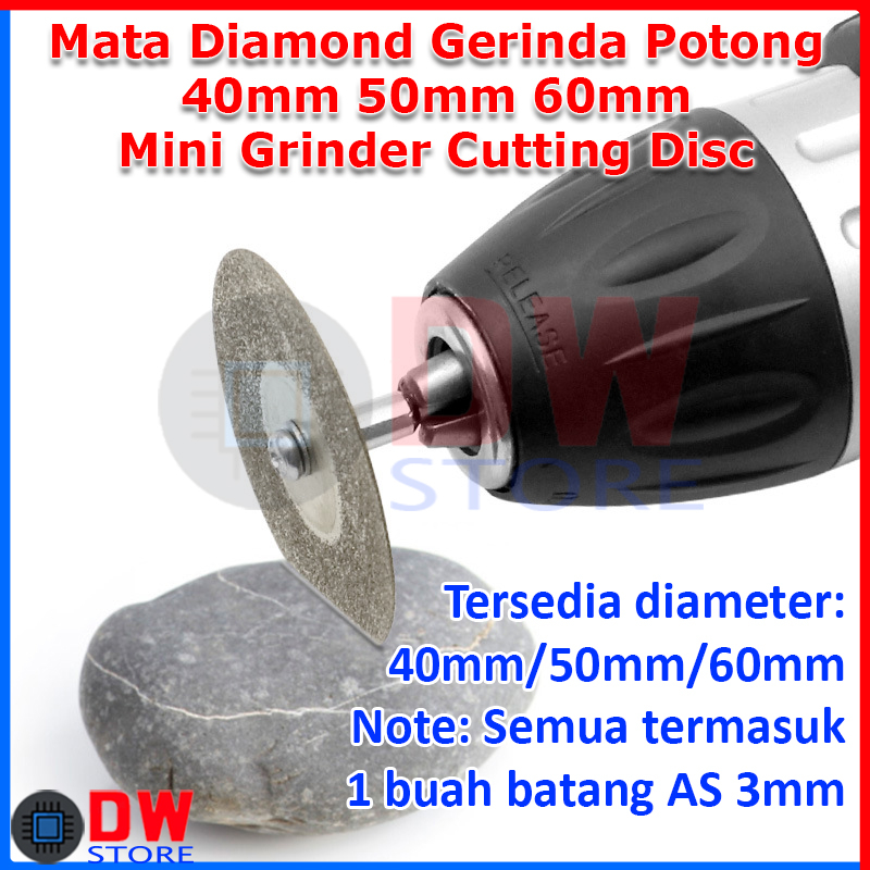 Jual Mata Potong Diamond Mini Cutting Disc Grinder Gerinda 40mm 50mm ...