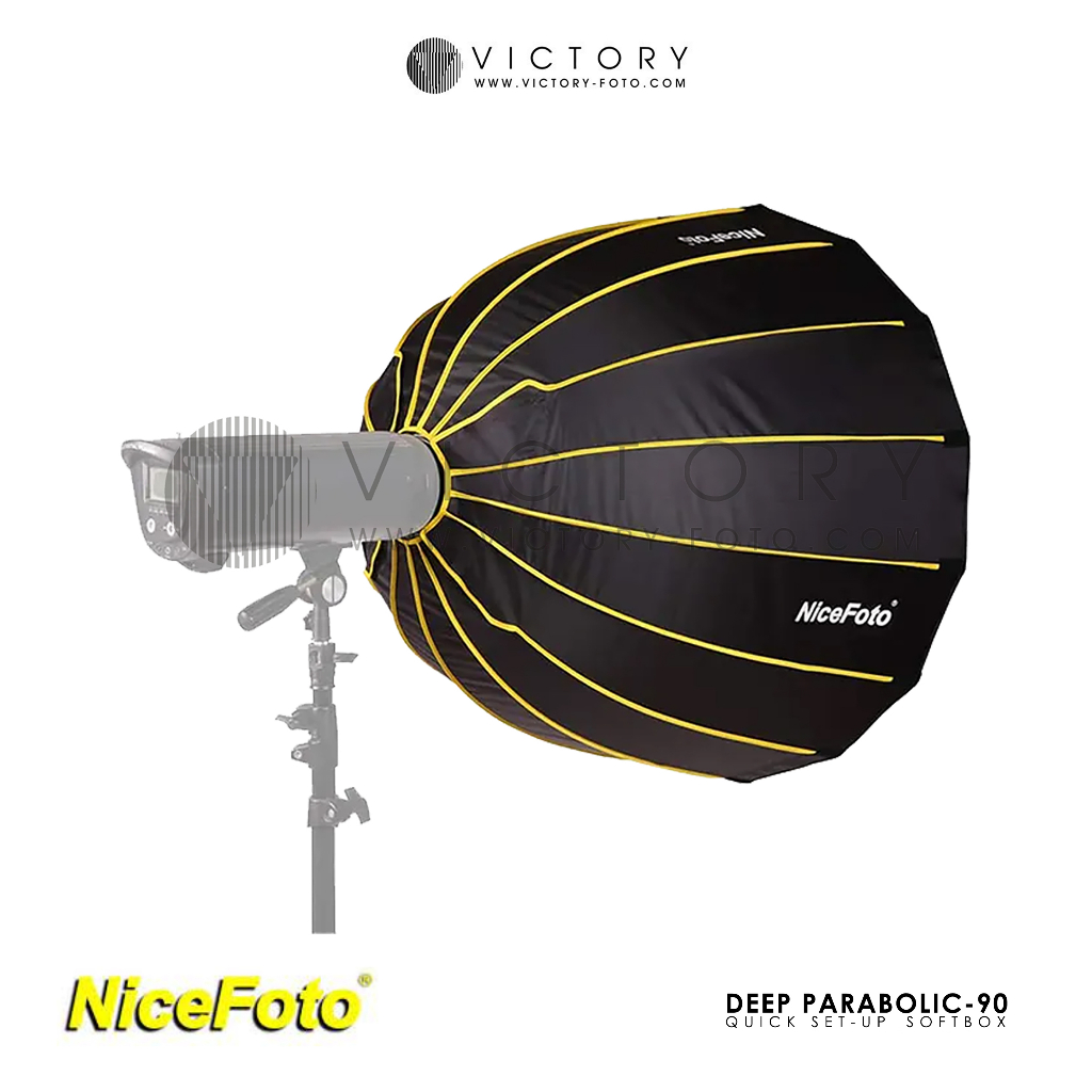 Jual Parabolic Softbox NiceFoto 70cm/90cm/120cm, Deep Parabolic Quick ...