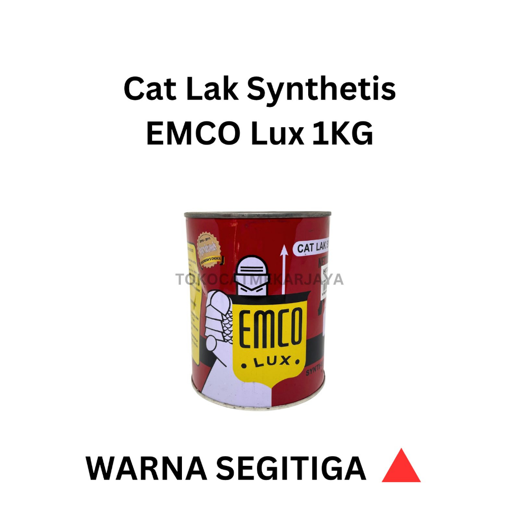 Jual Emco Lux Warna Segitiga / Cat kayu dan besi / cat duco lak sintetis 1KG | Shopee Indonesia