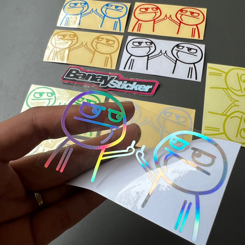 Jual Stiker Sticker MIDDLE PINGER Fucek Kecil cutting | Shopee Indonesia