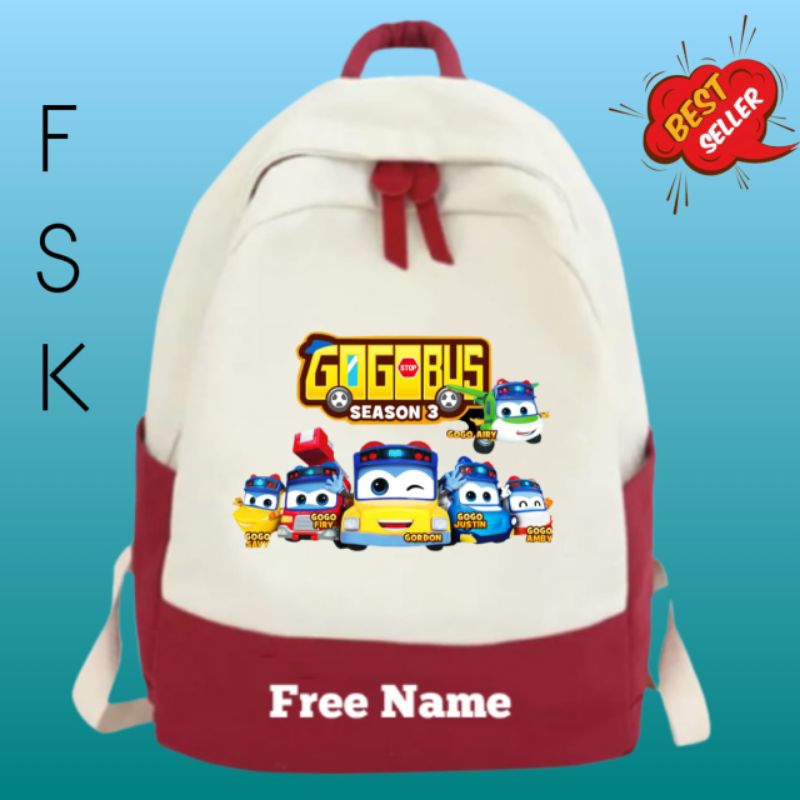 Jual Tas Ransel Anak GOGOBUS, Tas Ransel Anak GOGOBUS 3-12 TAHUN ...