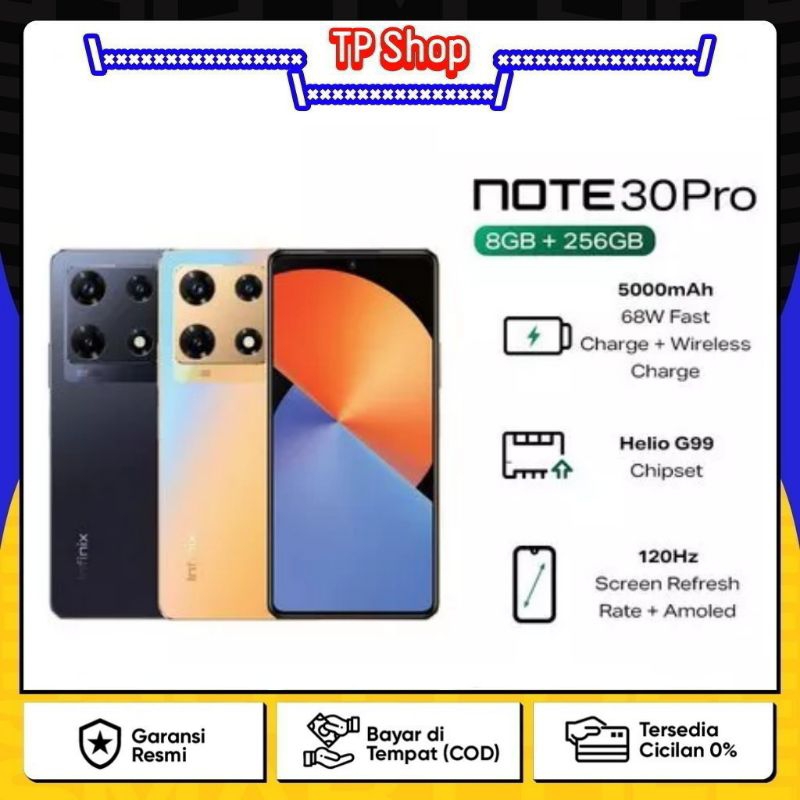 Jual Infinix Note 30-Note 30 Pro 8/256 Garansi Resmi | Shopee Indonesia