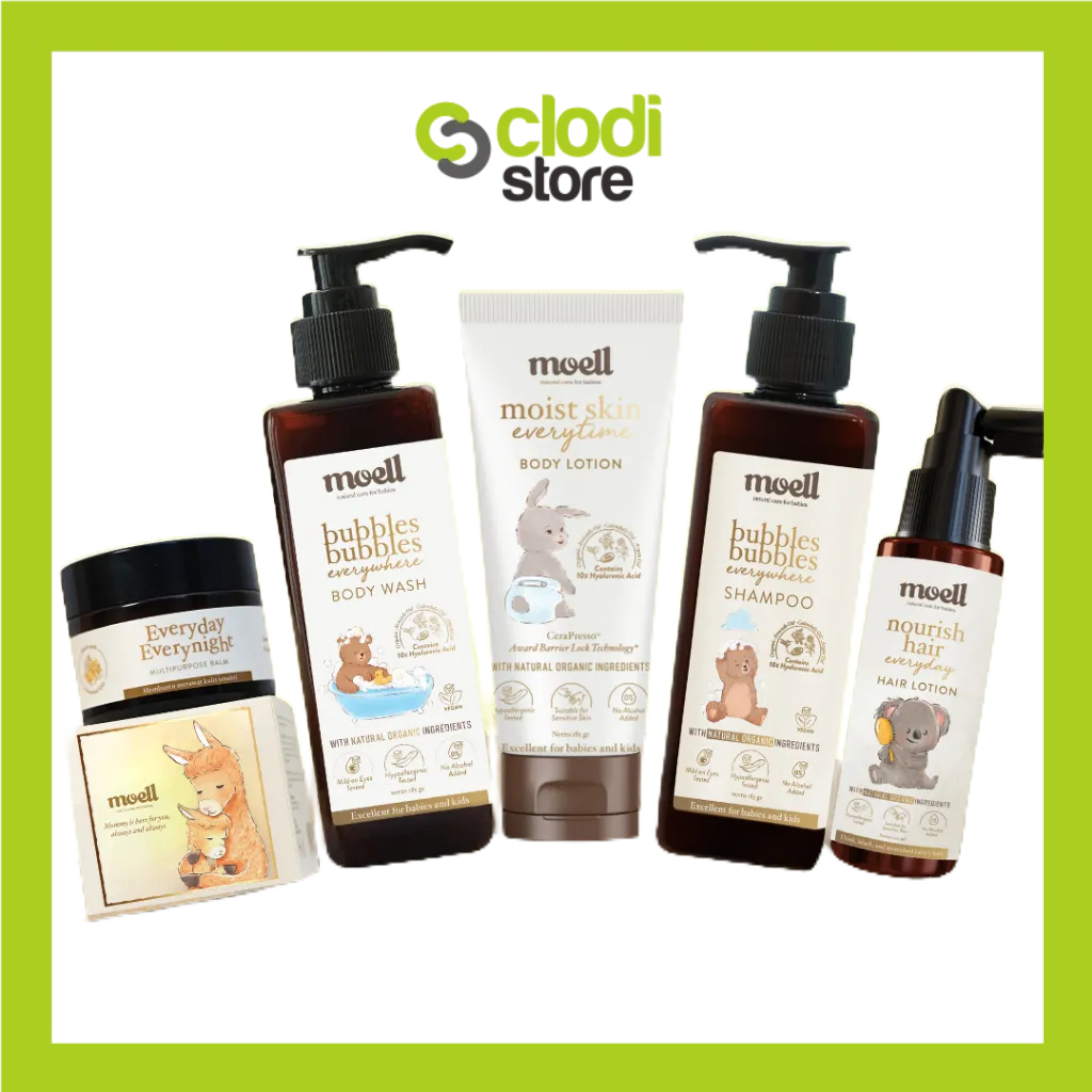 Jual Moell Special Nourish Hair Everyday - Hair Lotion + Bubbles ...