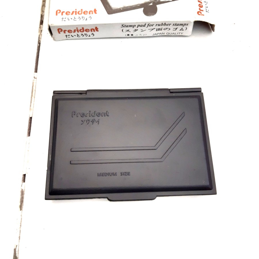 Jual PRESIDEN Stamp Pad PD-400 Tempat Bak Stempel Cap Tinta Tok Wadah ...