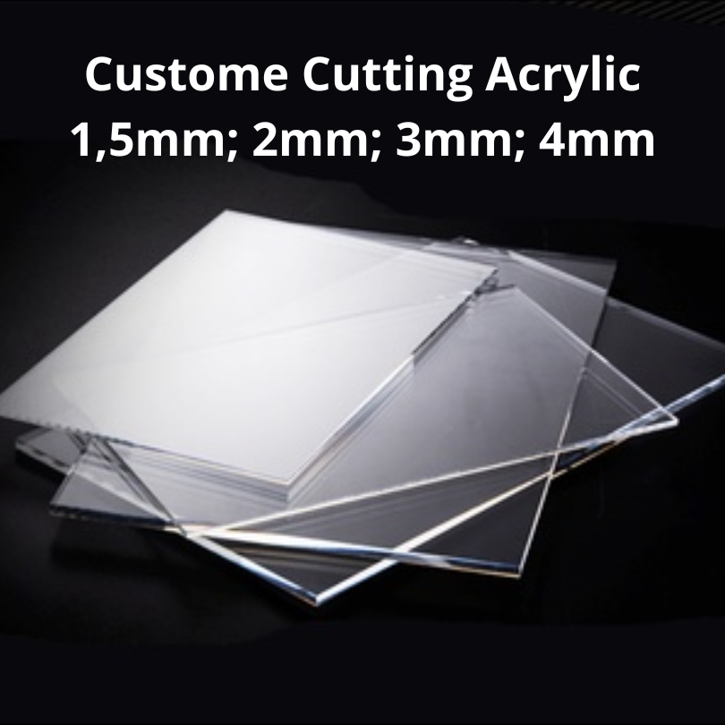 Jual Custom Akrilik / Acrylic Bening Custom Ukuran Bebas ( Baca ...