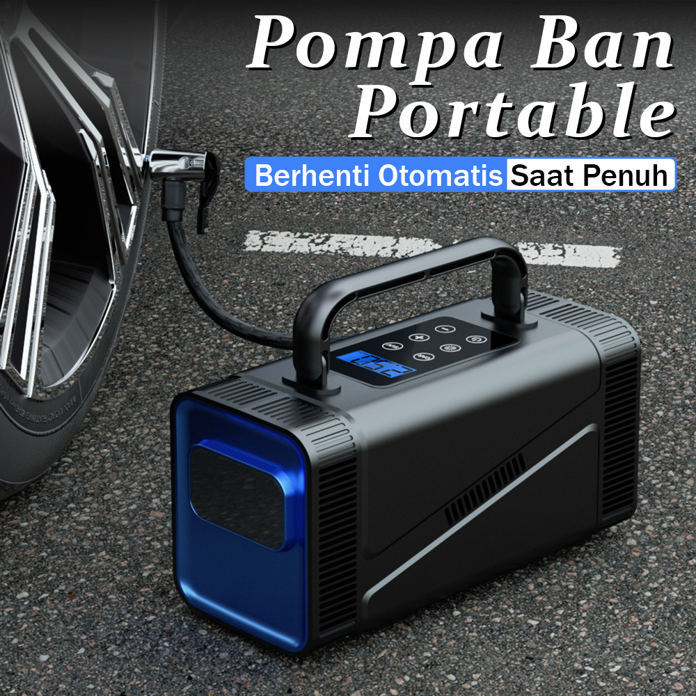 Jual Pompa Angin Portable Pompa Ban Mobil Motor Elektrik Tekanan ...