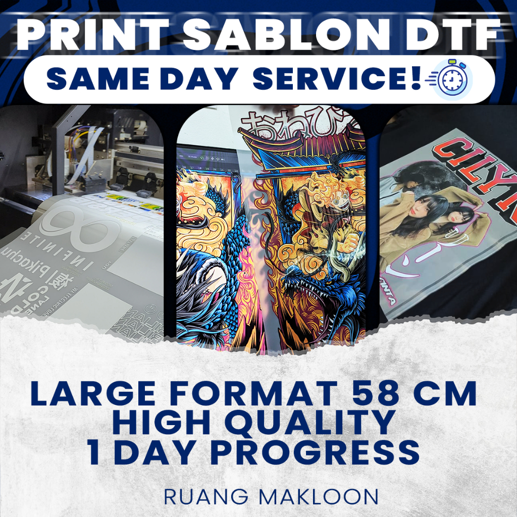 Jual Jasa Print Sablon DTF Meteran Siap Press | Sablon Setrika | Shopee ...