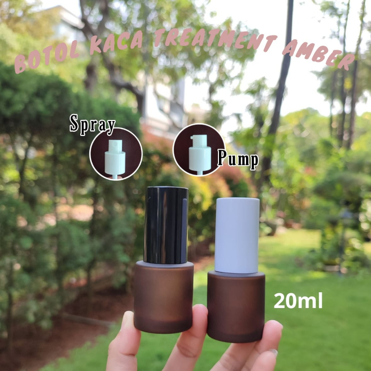 Jual Botol Pump Amber Botol Spray Amber Doff Botol Lotion Kaca Coklat ...