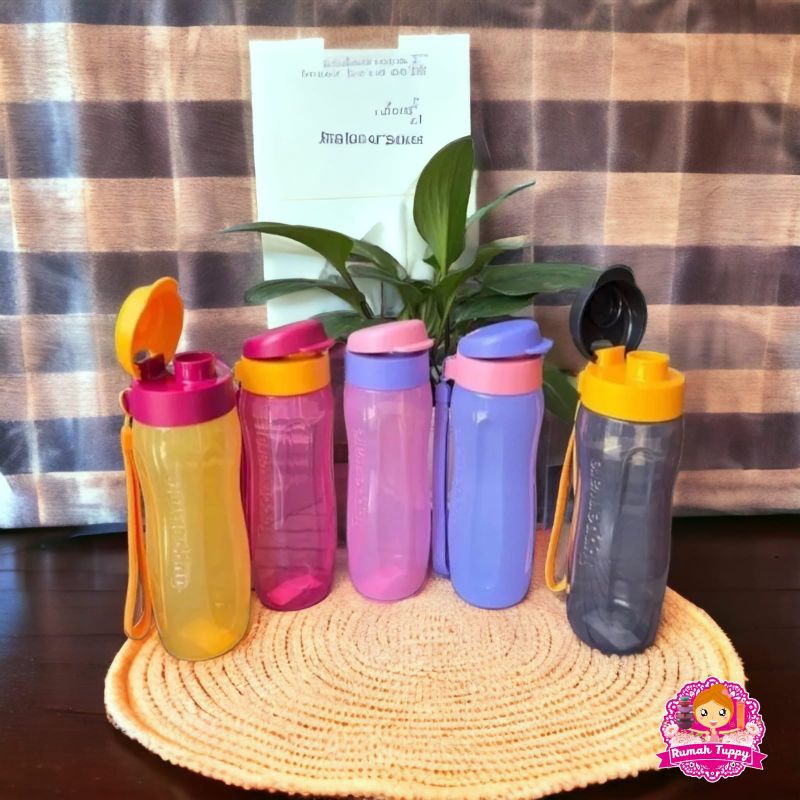 Jual Wadah Tempat Botol Air Minum Fashion Eco Bottle 500 ml Flip ...