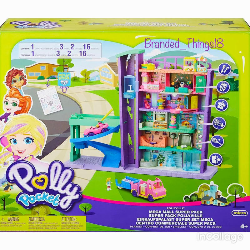 Jual Polly Pocket Mega Mall Playset Big Small World Astronauts Star ...