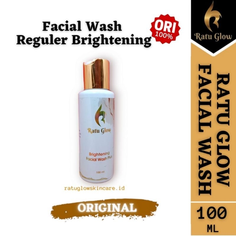 Jual RATU GLOW SKINCARE FACIAL WASH BRIGHTENING REGULER ORIGINAL BPOM | Shopee Indonesia