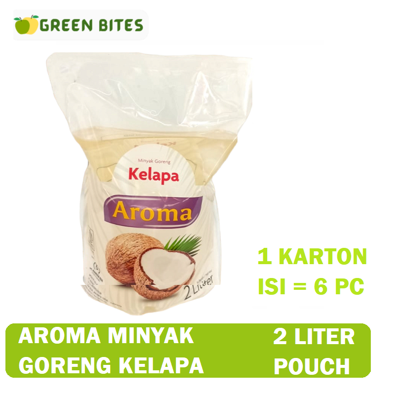 Jual AROMA MINYAK GORENG KELAPA - COCONUT OIL POUCH - REFILL 2 LITER | Shopee Indonesia