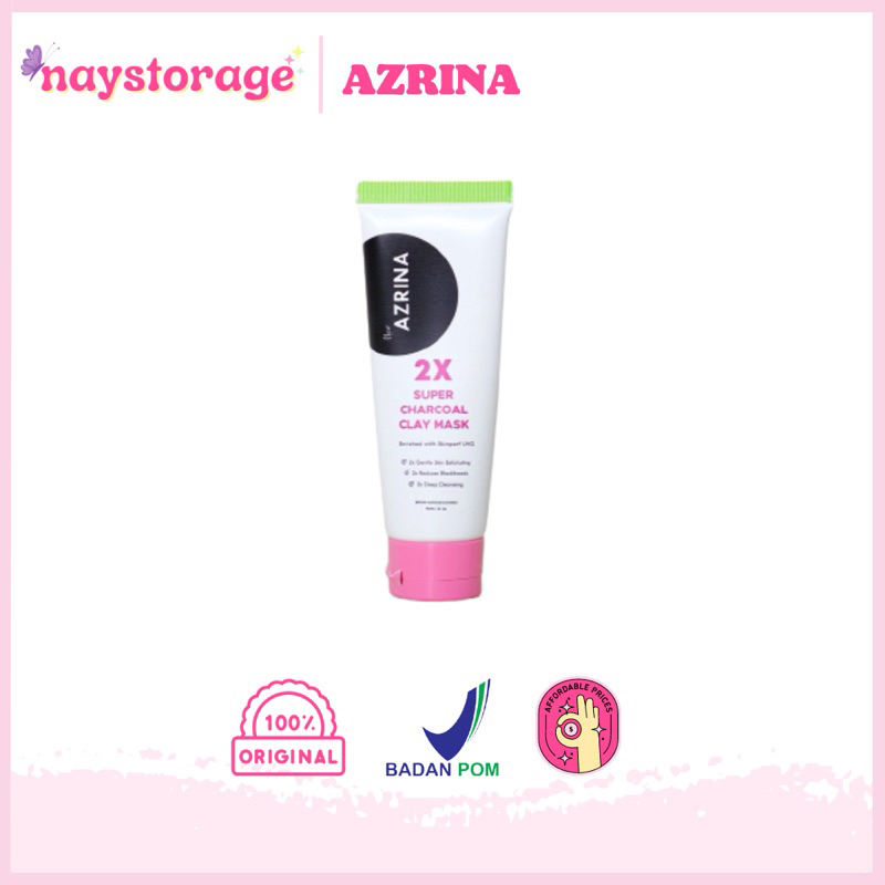Jual Azrina 2x Super Charcoal Clay Mask | Shopee Indonesia