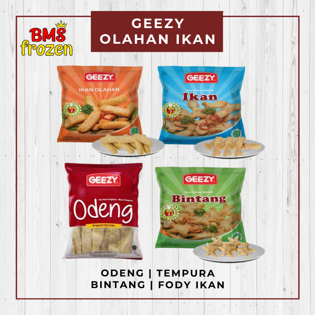Jual BMS Frozen Mart | Geezy Odeng - Tempura - Bintang - Ikan | Shopee ...