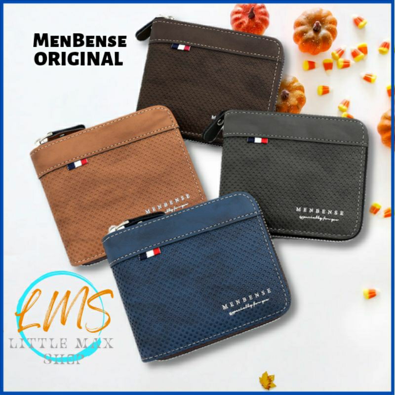 Jual [Lms] Dompet Pria Impor Kulit PU Premium Resleting Original ...