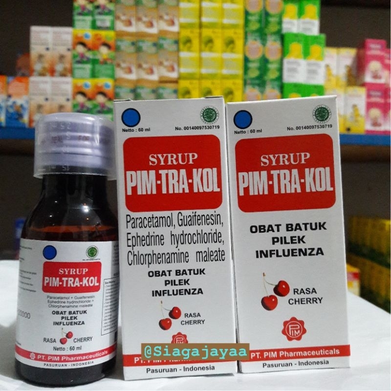 Jual Pim-Tra-Kol / Pimtrakol Cherry Syrup 60ml | Shopee Indonesia