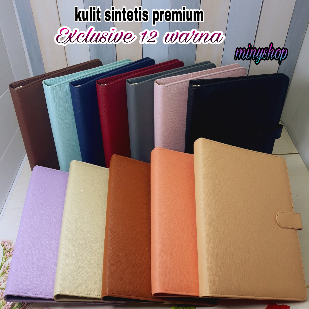 Jual Binder Polos Exclusive B5 26 Ring 12 Warna Pilihan Buku Agenda ...