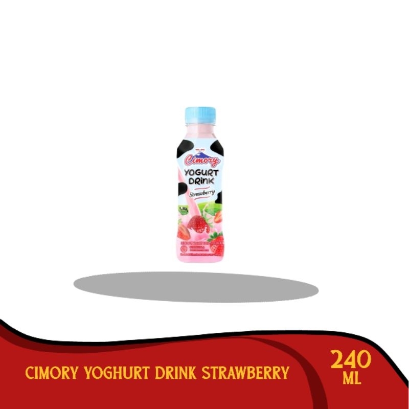 Jual Cimory Yogurt Drink Strawberry 240 ml | Shopee Indonesia