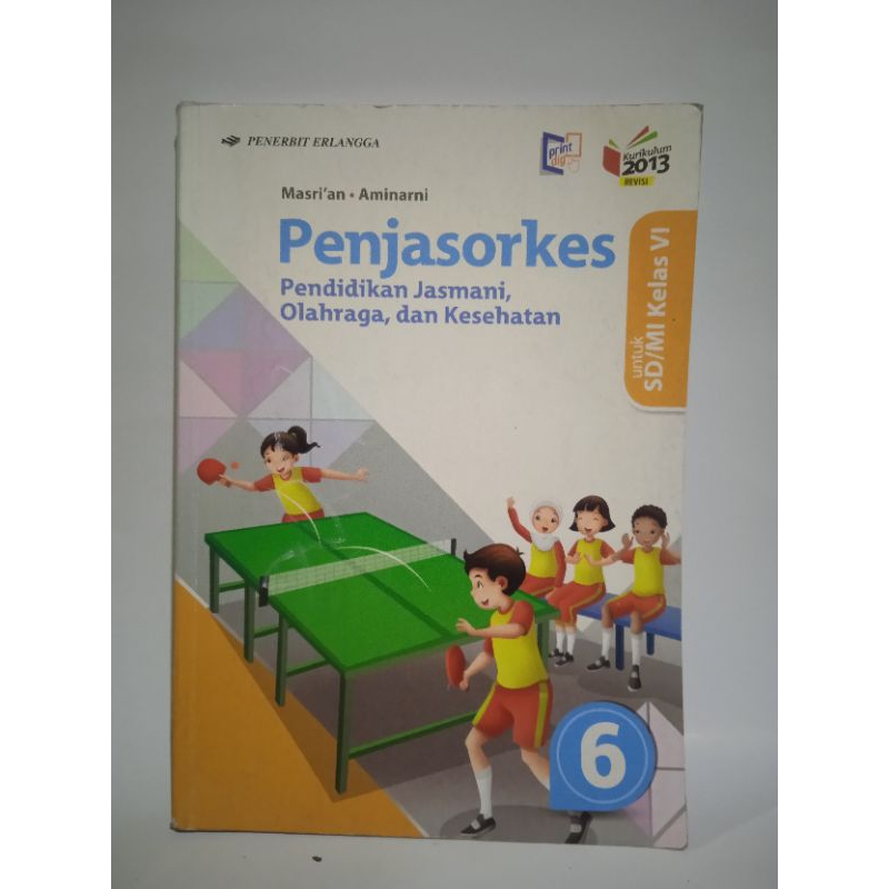 Jual buku pendidikan jasmani olahraga dan kesehatan untuk SD kelas 6 | Shopee Indonesia