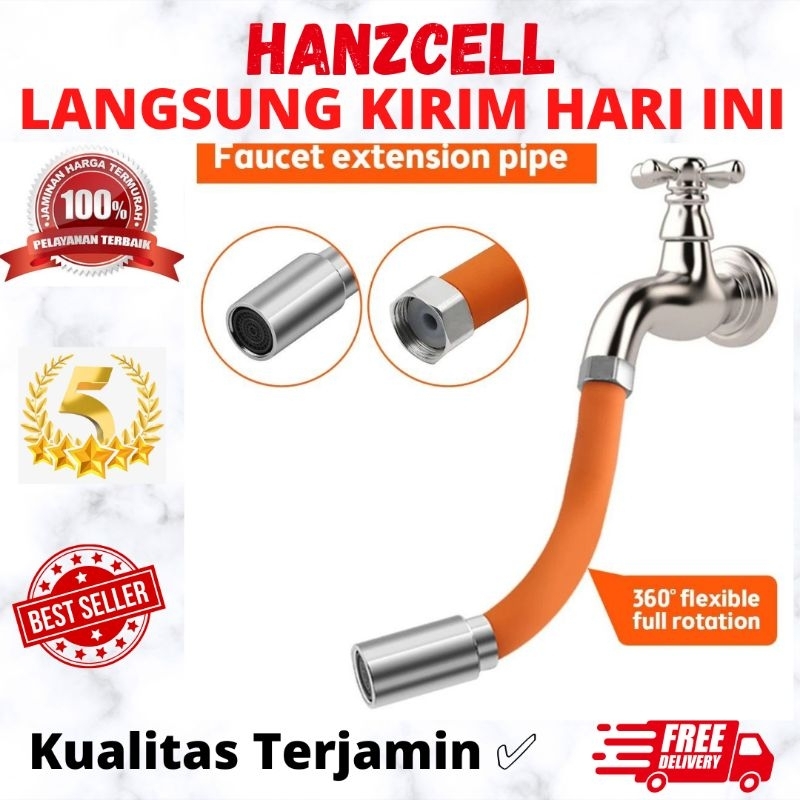 Jual Sambungan Kran Air Flexible 20cm 0 Faucet Extender Universal 360 ...