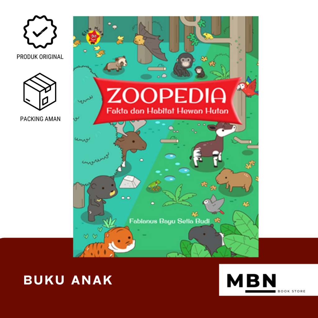 Jual ZOOPEDIA: FAKTA DAN HABITAT HEWAN HUTAN ORI | Shopee Indonesia